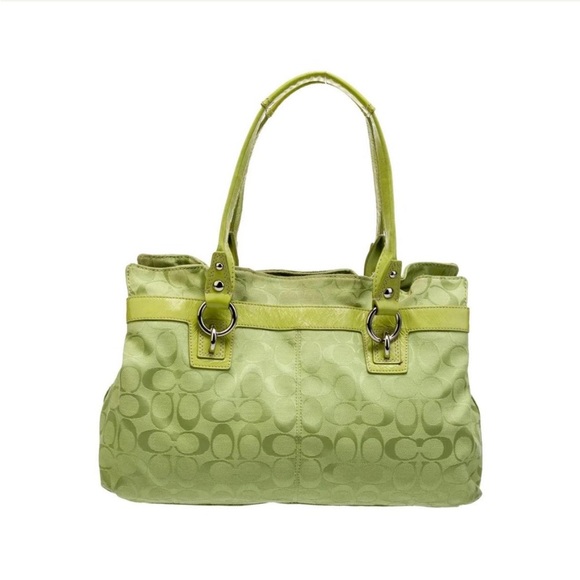 Coach | Bags | Coach Lime Green Shoulder Bag | Poshmark